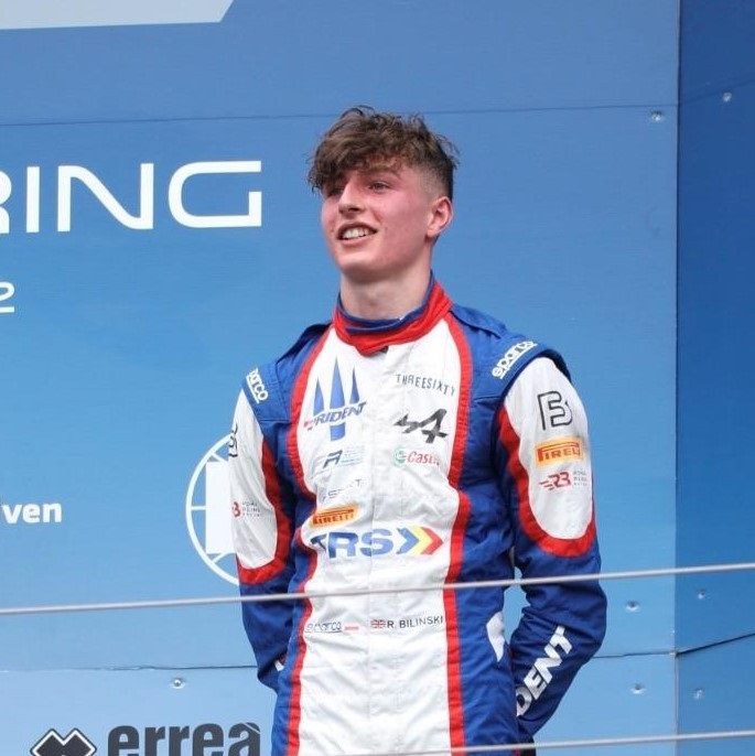 Roman Biliński na podium