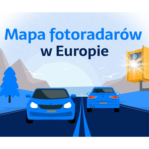 Mapa fotoradarów w Europie